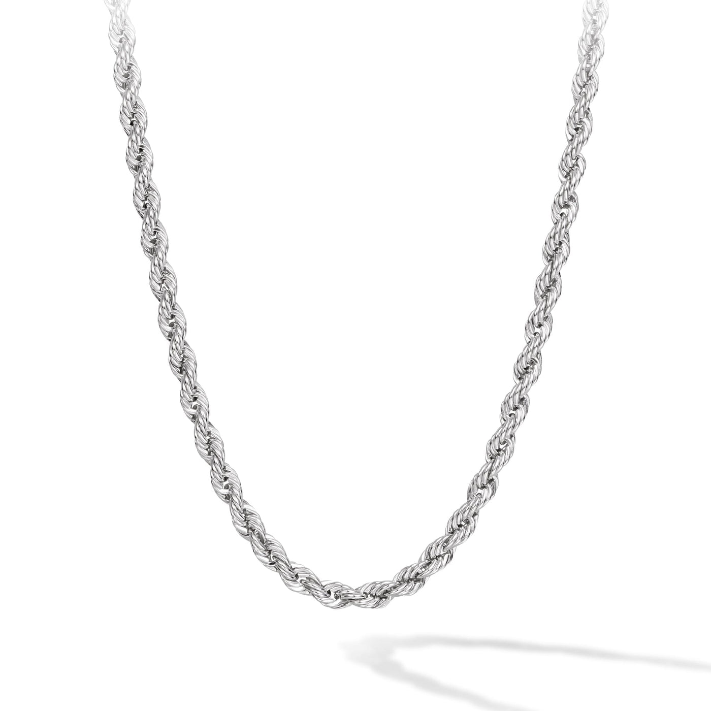 Men's White Gold & Silver Chains - Free International Shipping | AWNL