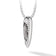 Obsidian Silver Time Capsule Pendant Necklace for Men | AWNL Stockholm